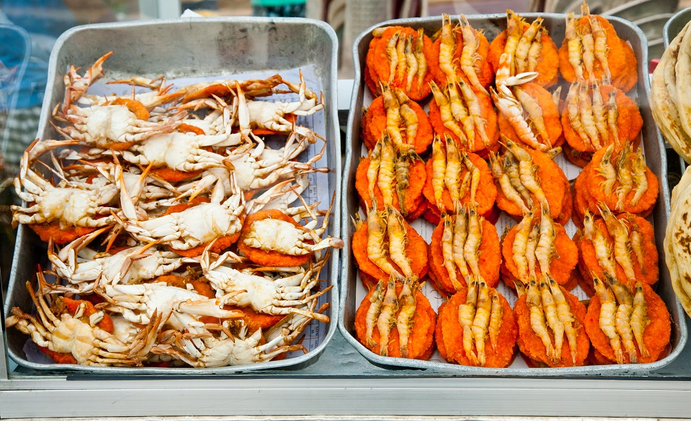 NEGOMBO, Sri Lanka Abundant seafood cooked on the beach. 45 mins drive ...