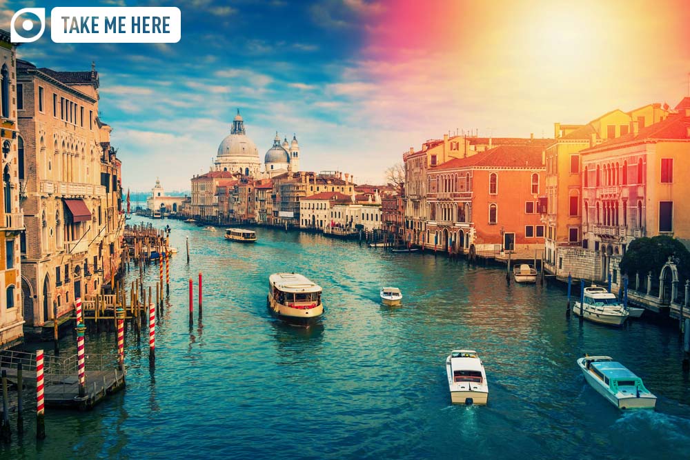 Venice's Grand Canal.