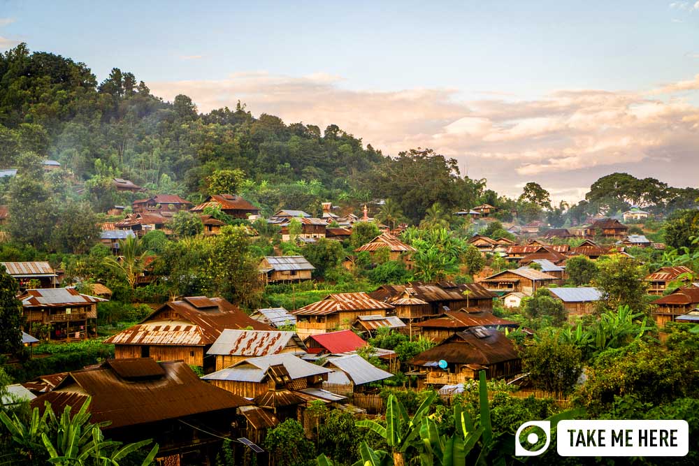 One of the Palaung minority villages outside of Hsipaw.