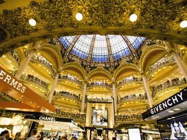 Galeries Lafayette. Photo: Shutterstock