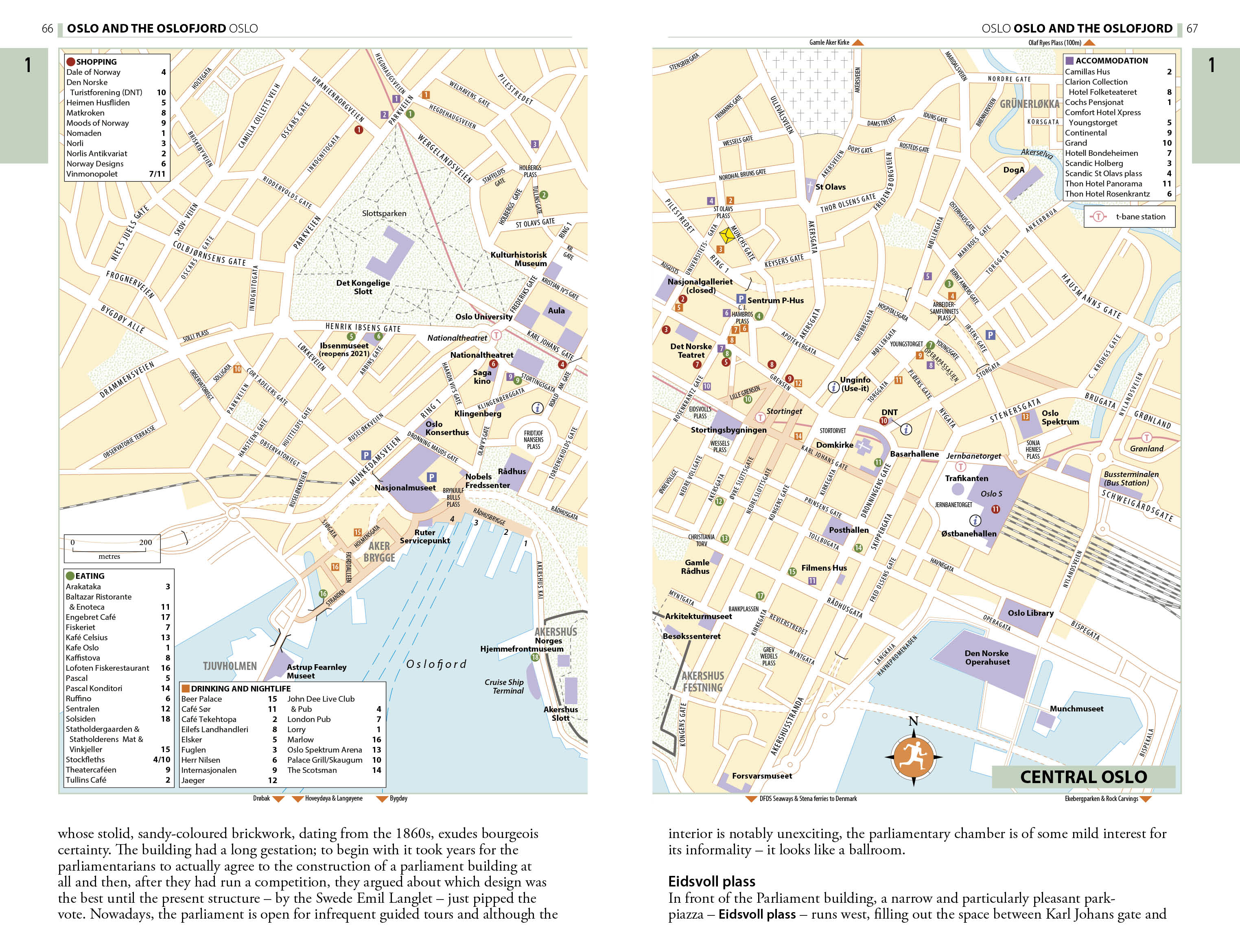 Oslo Tourist Map