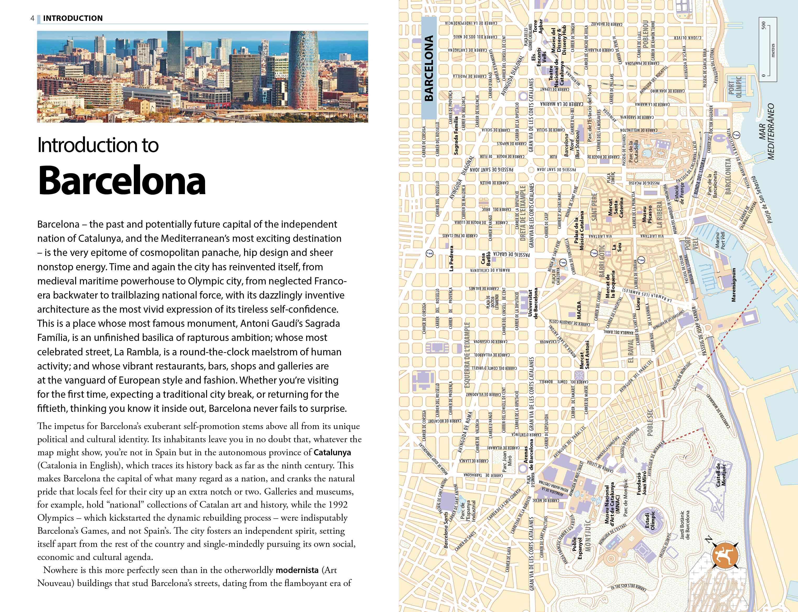 Barcelona City Map And Guide City Guide 3 Days Barcelona Barcelona Map