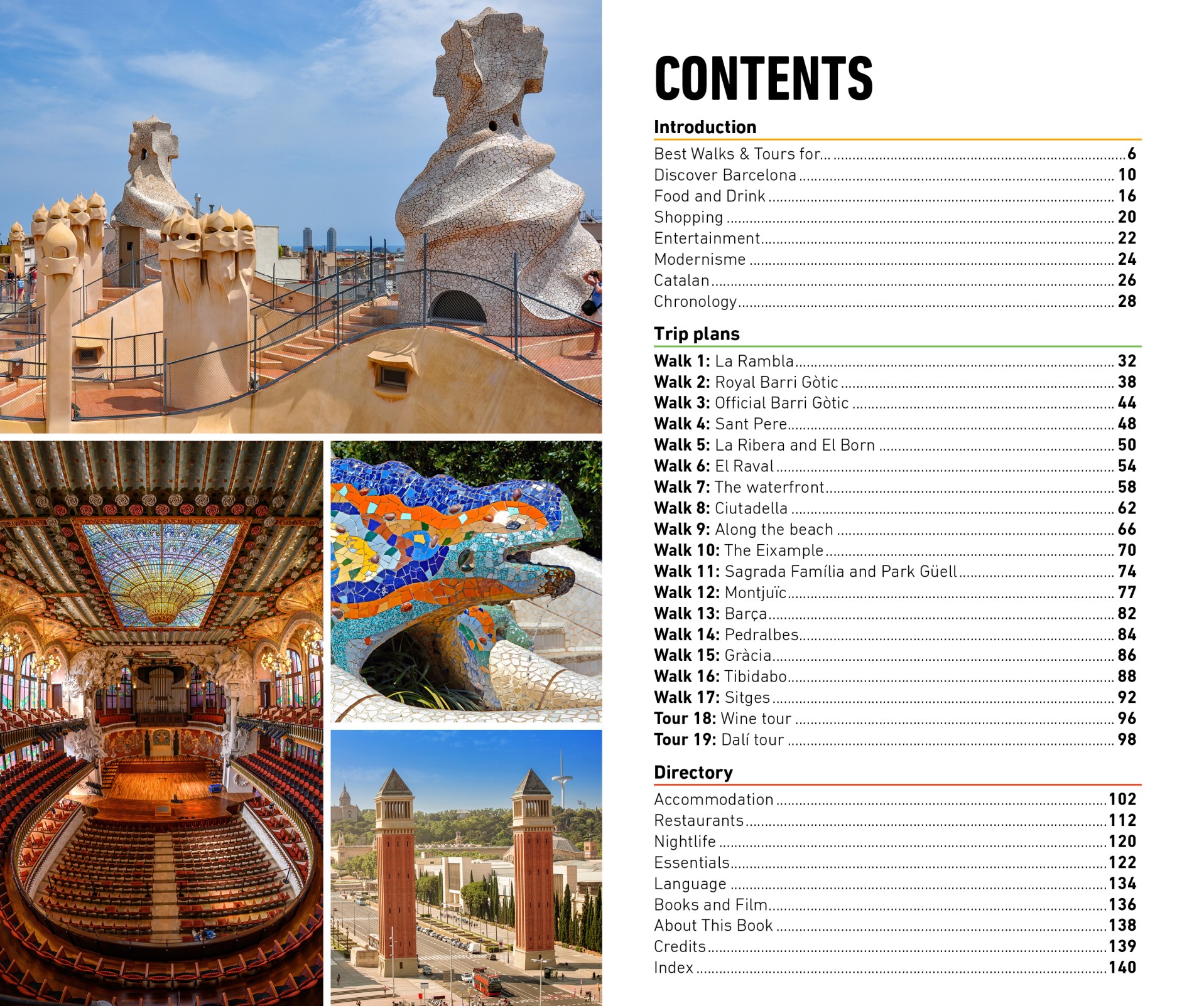 Barcelona Sightseeing And Tourism Guide Rough Guides Walks & Tours